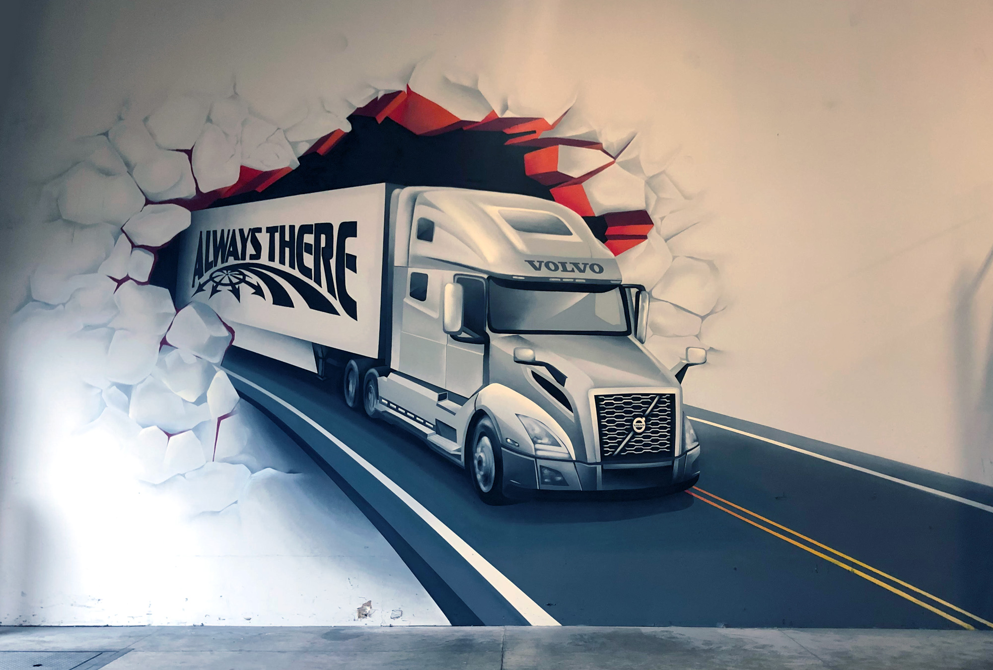 Volvo Truck Mural – Yolocone.com